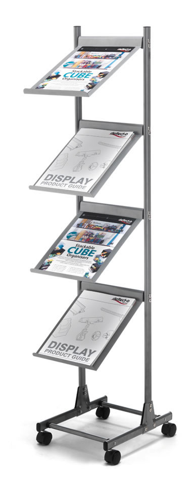 A4 Portrait Aluminium Floor Stand