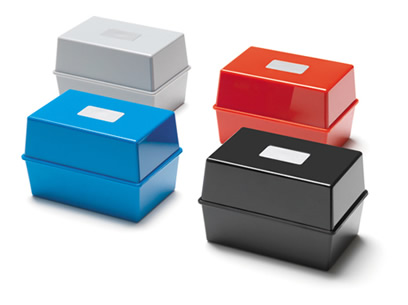 6" x 4" (152mm x 102mm) Card Index Box